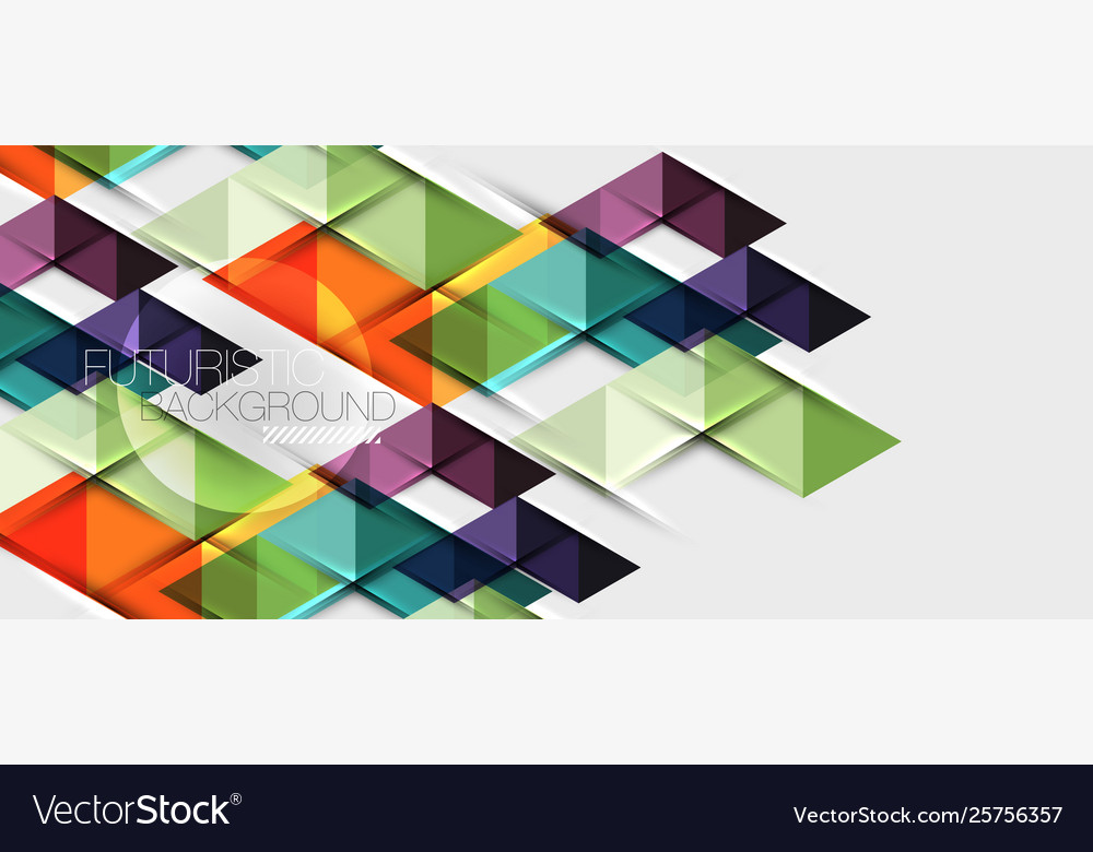Abstract geometric background modern overlapping Vector Image