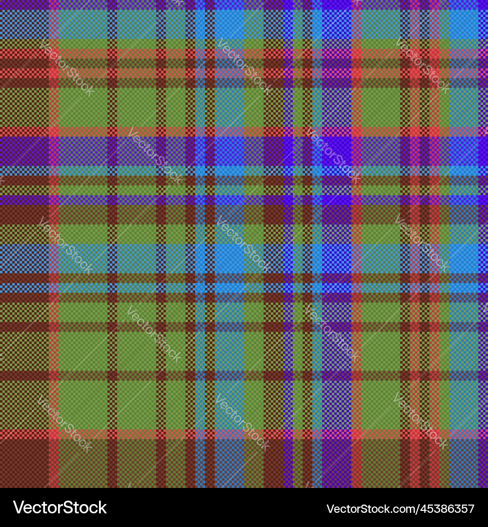 Tartan textile background fabric check plaid Vector Image