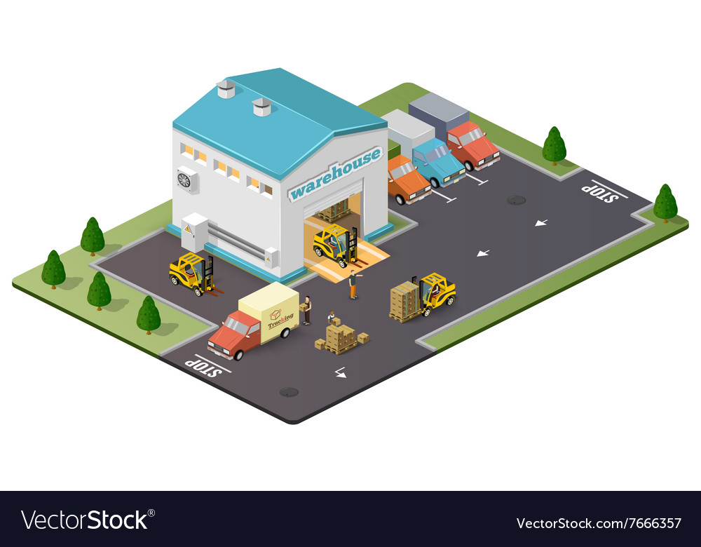Warehouse Royalty Free Vector Image - VectorStock