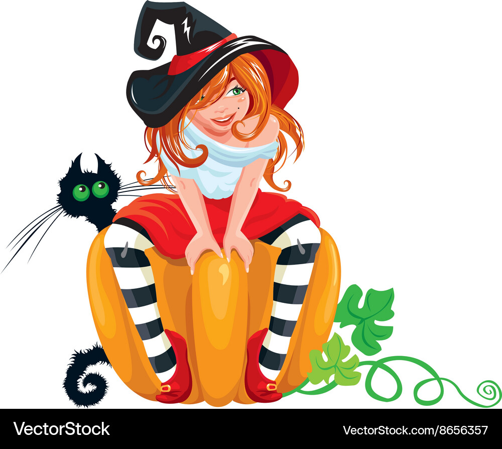 Witch 2015 380 Royalty Free Vector Image - VectorStock