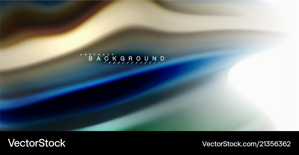 Fluid liquid mixing colors concept on light grey Vector Image