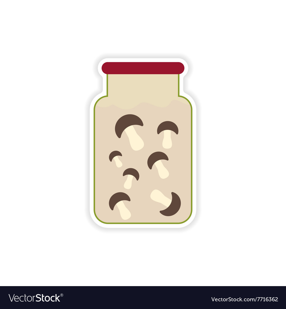 Stylish Paper Sticker On White Background Bank Vector Image
