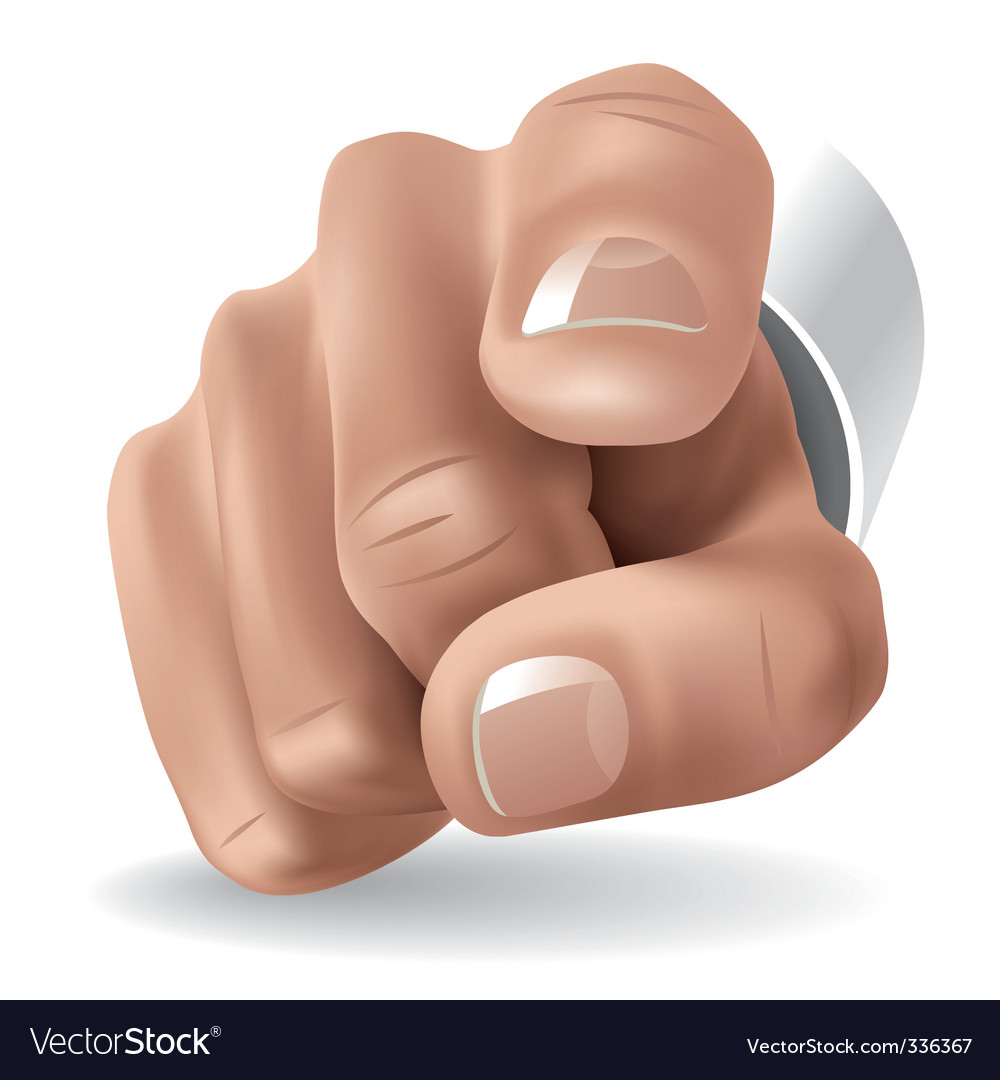 Forefinger Royalty Free Vector Image - VectorStock