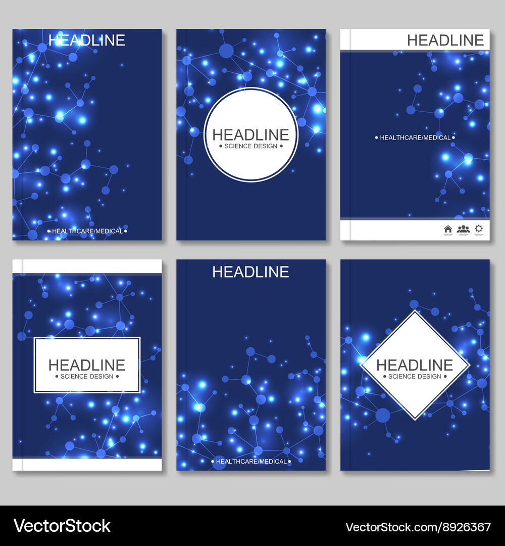 Science background modern templates Royalty Free Vector