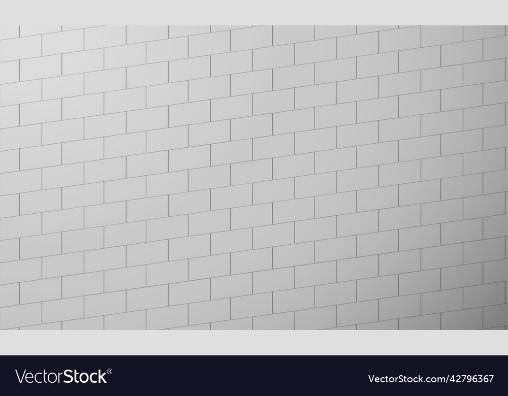 White block wall texture background Royalty Free Vector