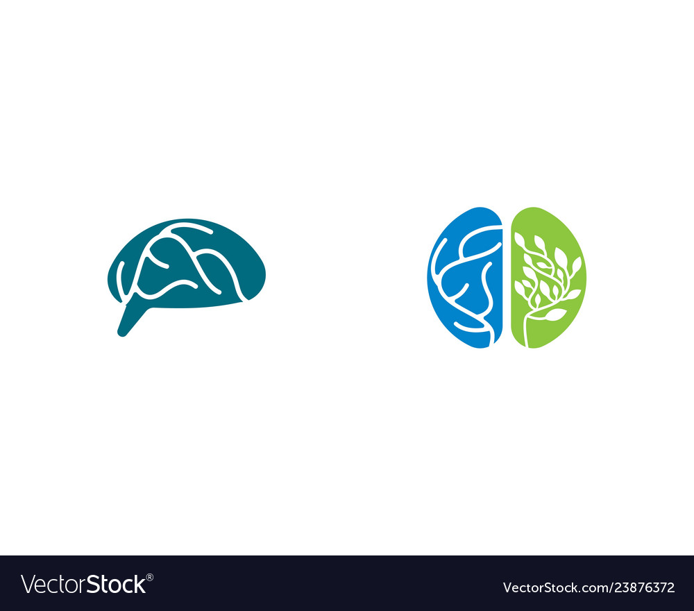 Brain logo template Royalty Free Vector Image - VectorStock