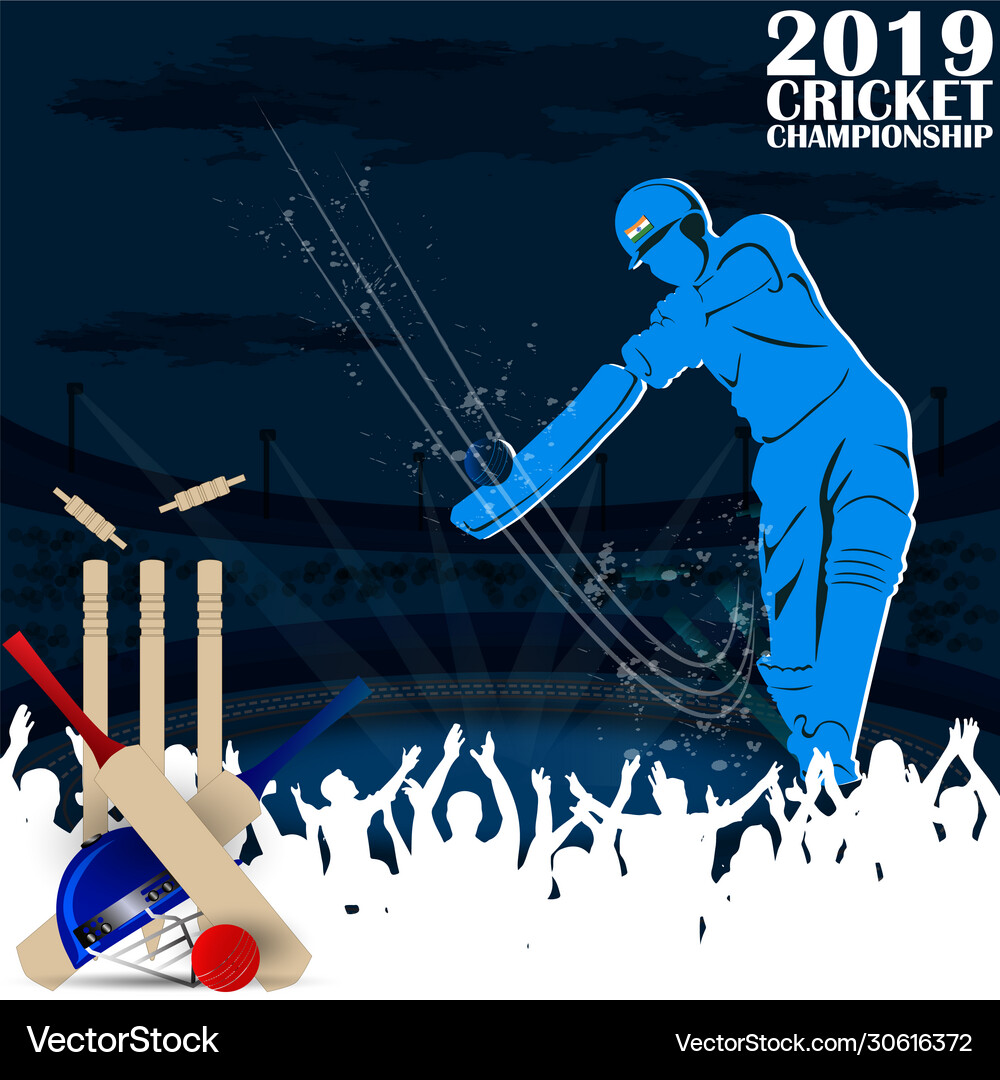 Cricket Royalty Free Vector Image - VectorStock