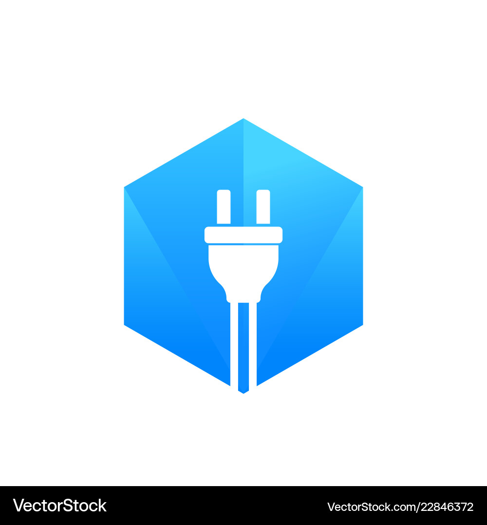 Electric plug Royalty Free Vector Image - VectorStock