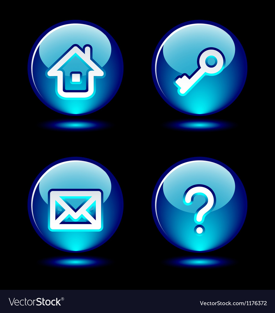 Ring buttons set Royalty Free Vector Image - VectorStock