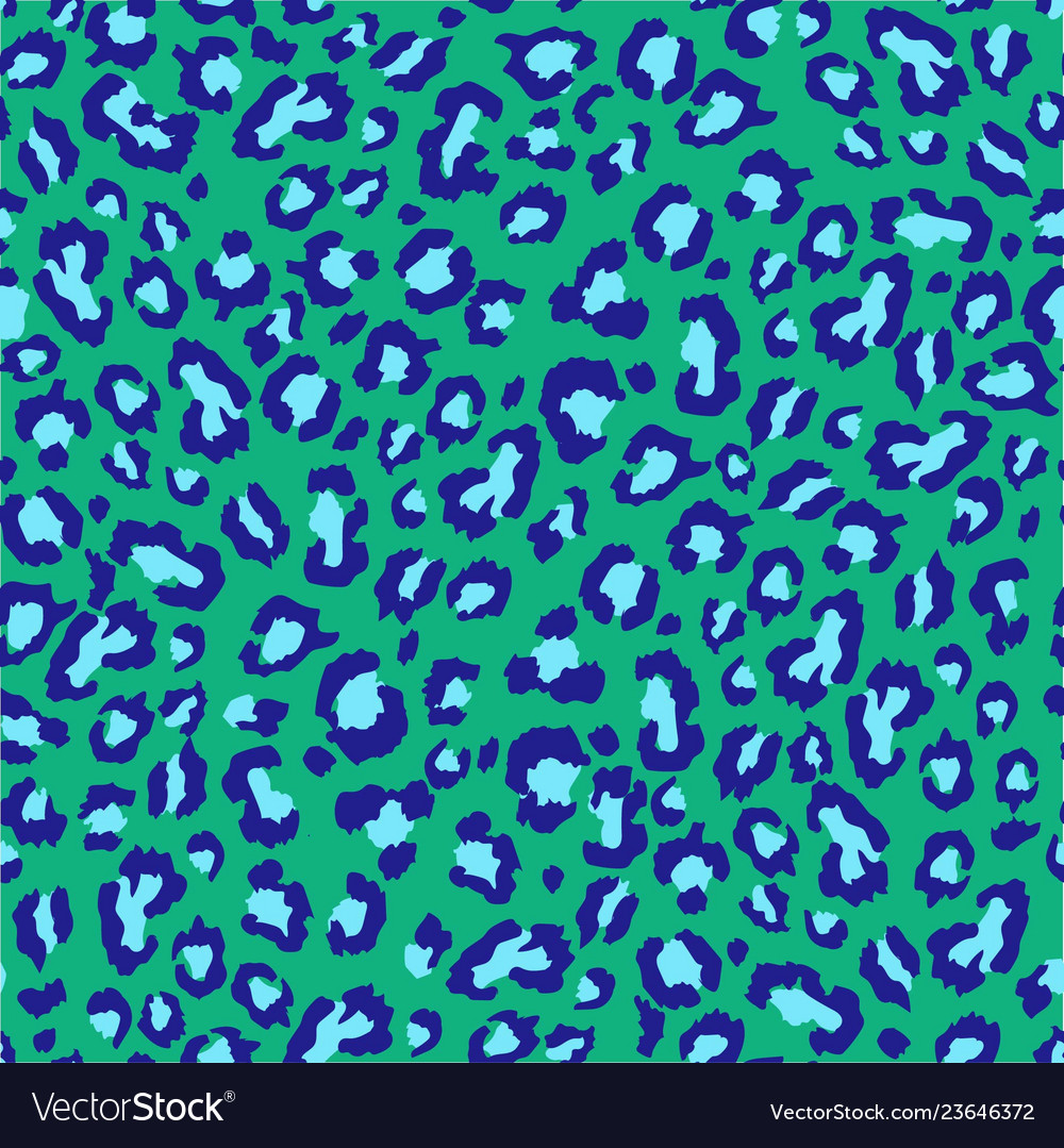 Seamless leopard texture pattern Royalty Free Vector Image