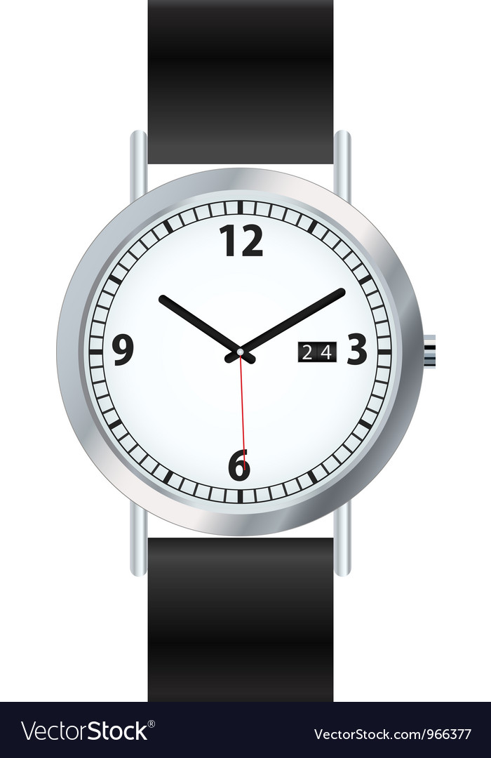 Clock Royalty Free Vector Image - VectorStock