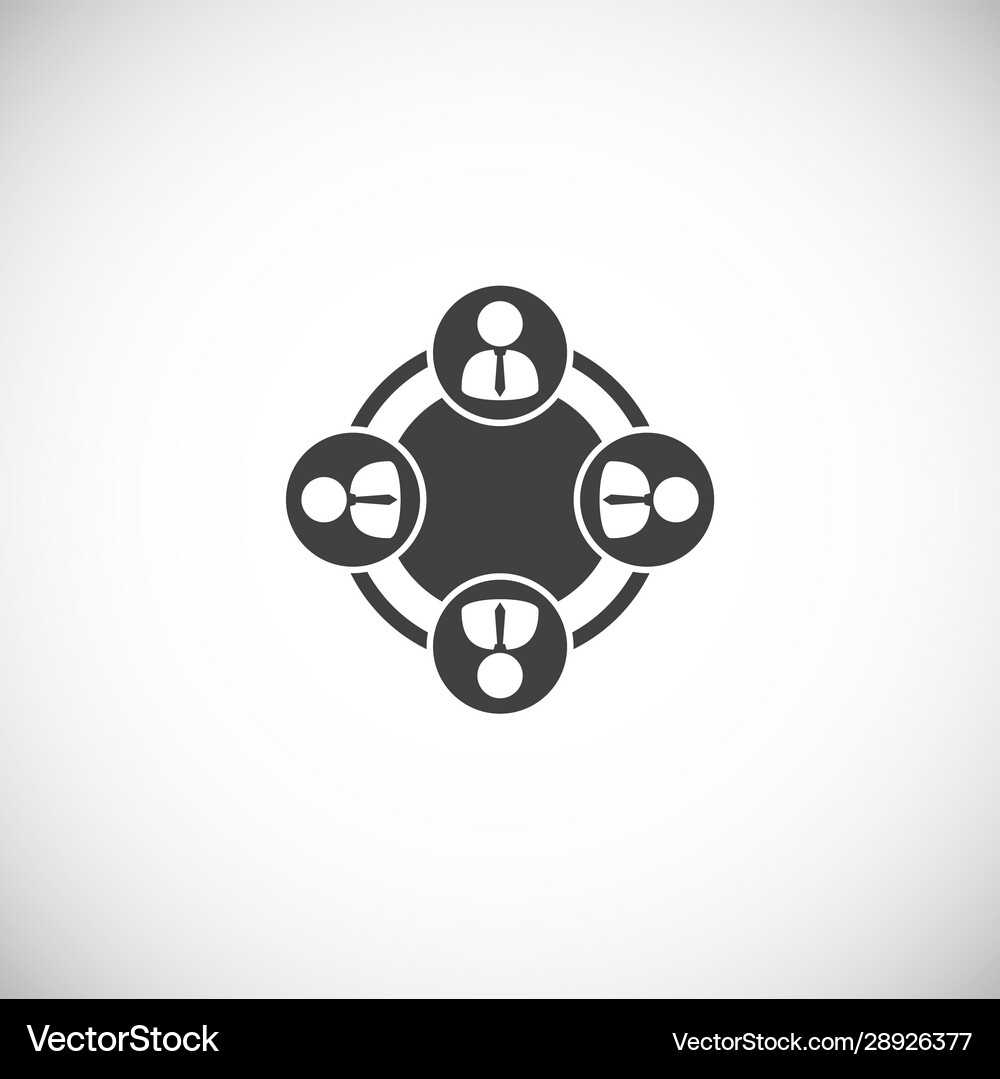 Group business people related icon Royalty Free Vector Image