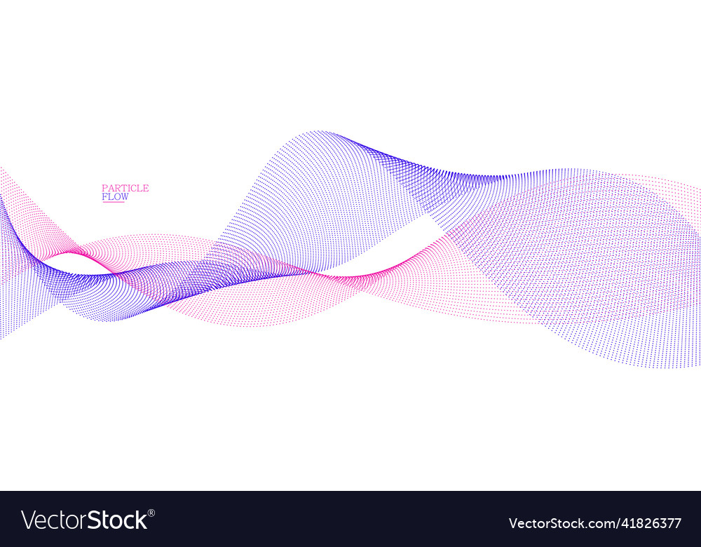Smooth abstract background with arrays of flowing Vector Image