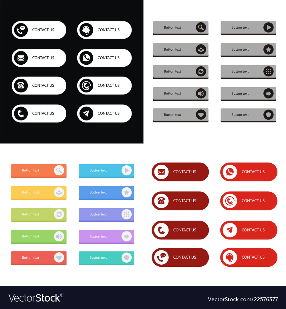 Web button icon Royalty Free Vector Image - VectorStock