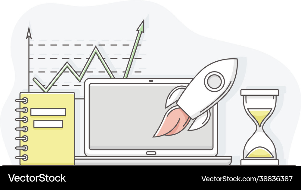 Business process and corporate service management Vector Image