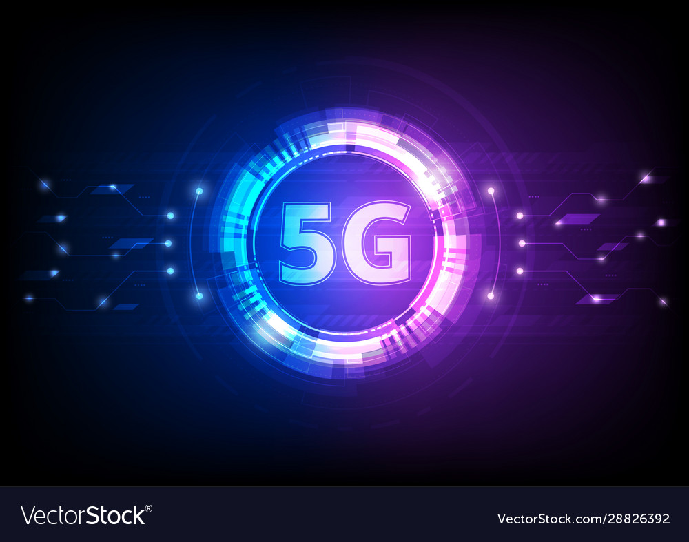 5g technology Royalty Free Vector Image - VectorStock