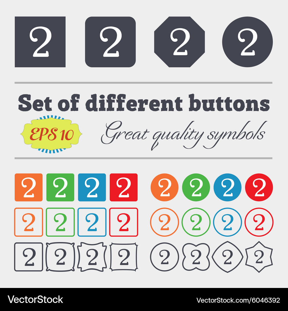 Second place award sign winner symbol step two big