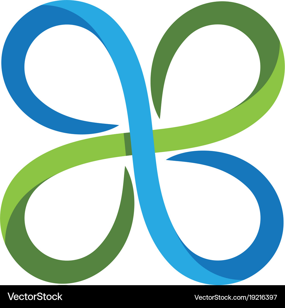 Infinity design logo Royalty Free Vector Image