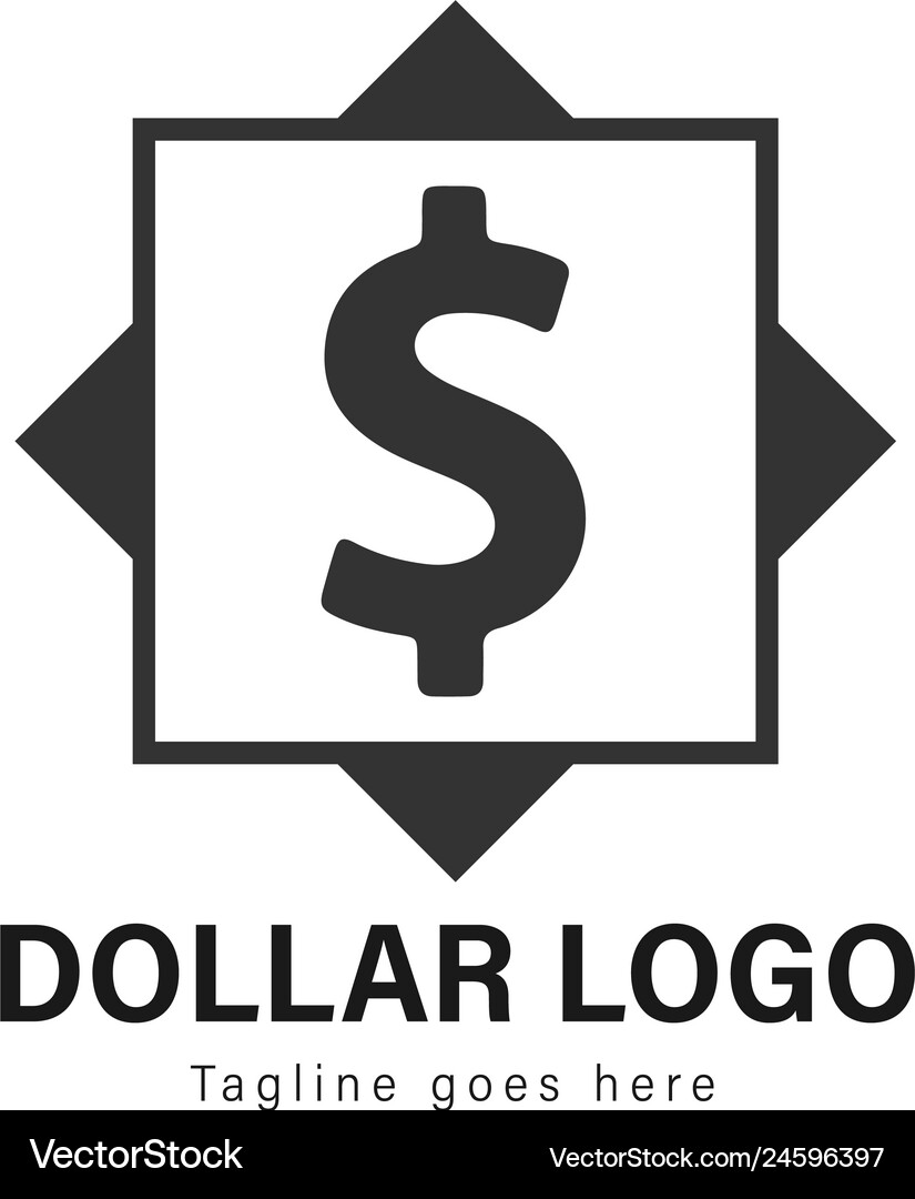 Money logo template design logo with modern Vector Image