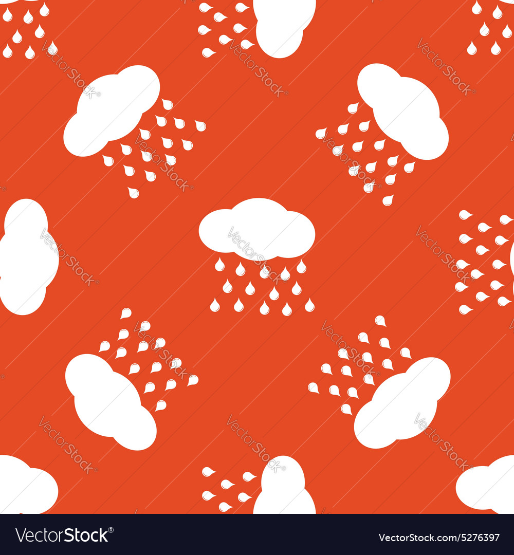 Orange rain pattern Royalty Free Vector Image - VectorStock