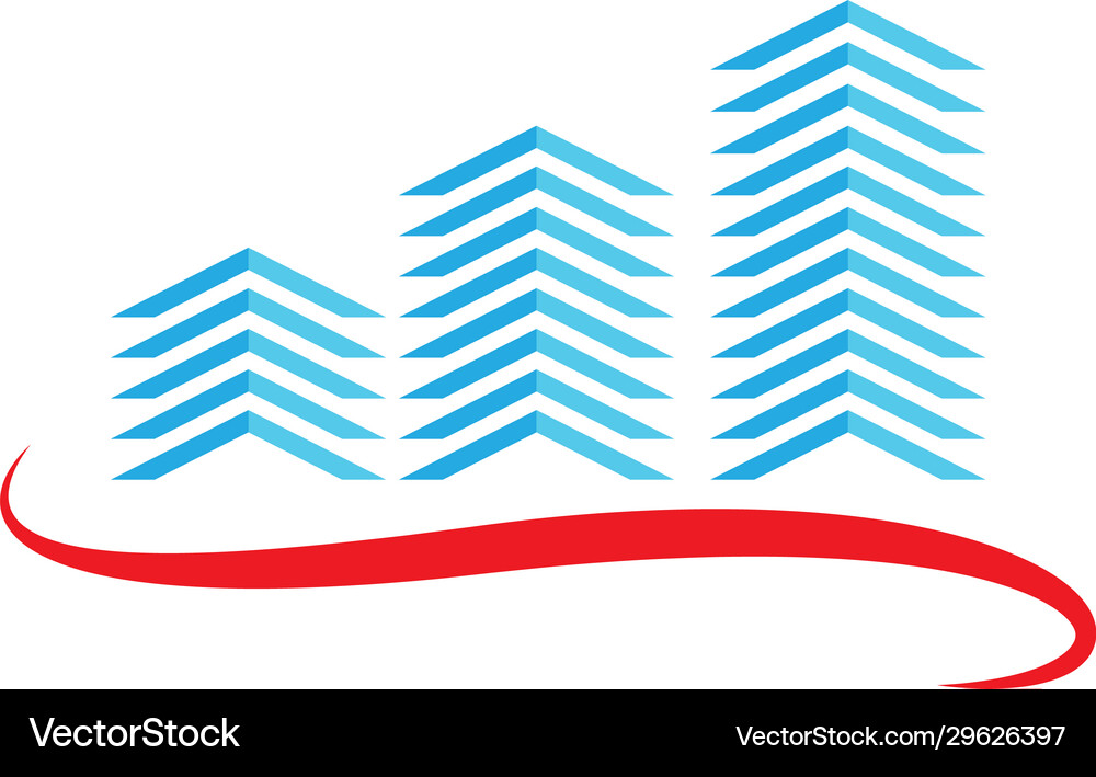 Real estate symbol icon Royalty Free Vector Image