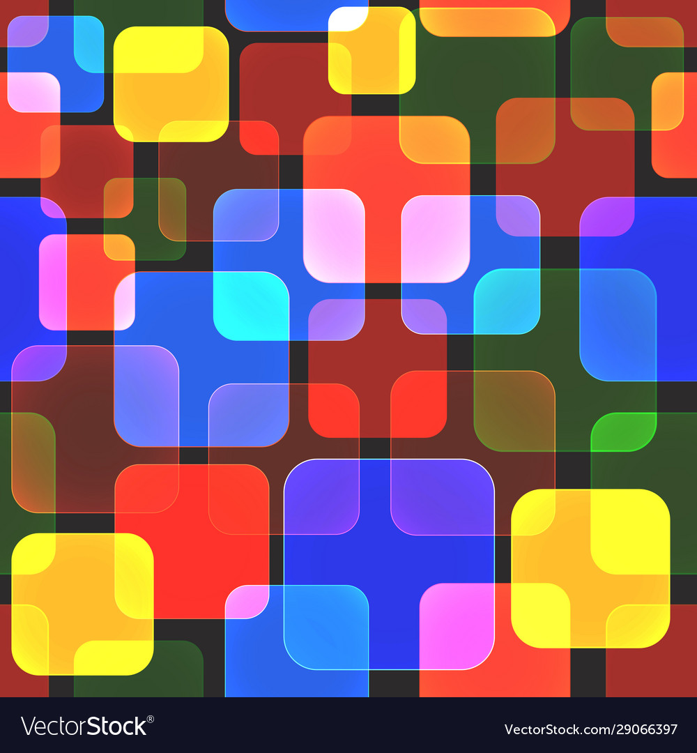 Seamless pattern overlap and transparent Vector Image