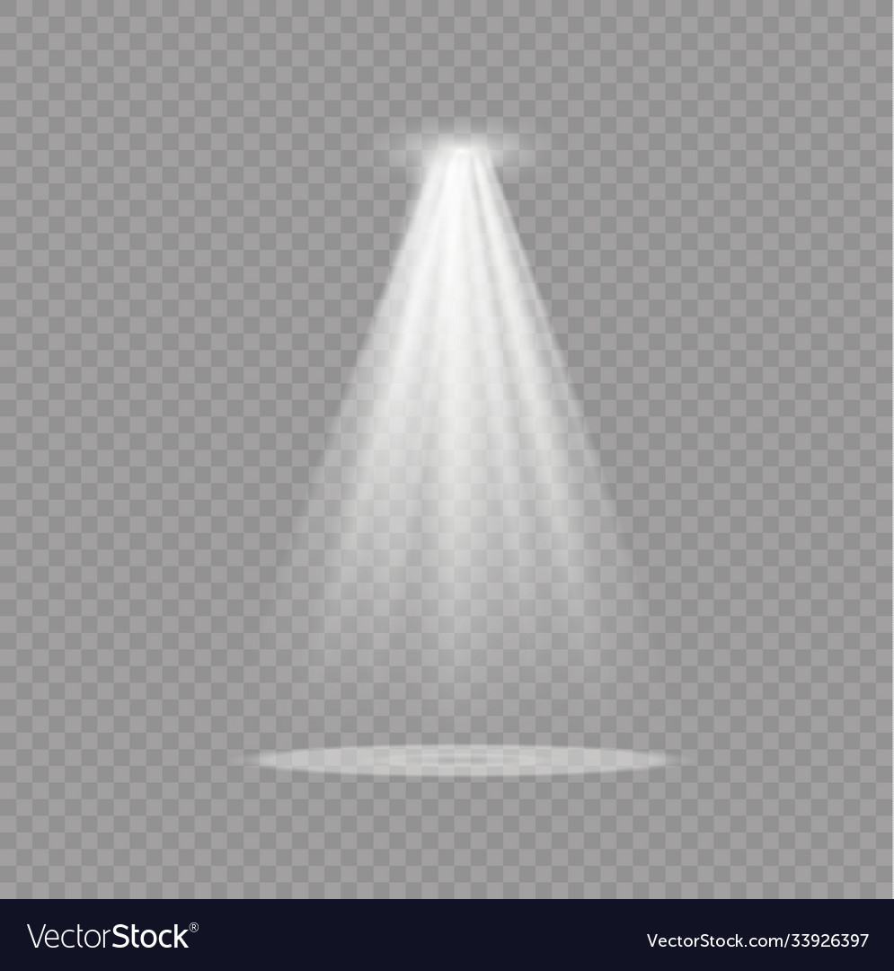 Spotlight light effect Royalty Free Vector Image