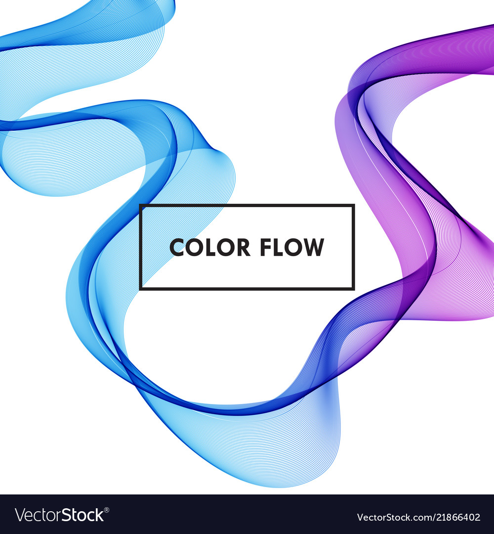 Abstract colorful background color flow Royalty Free Vector