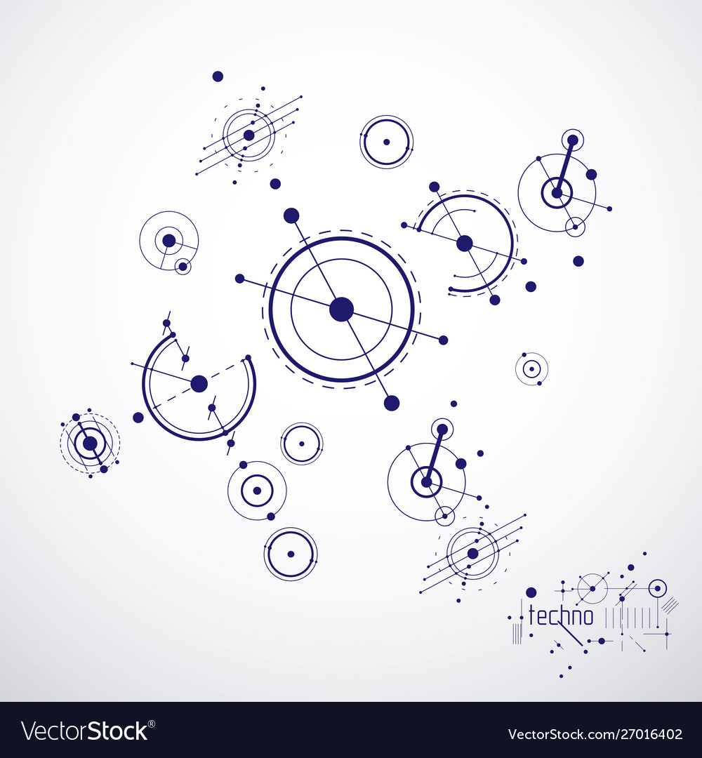 Engineering technology wallpaper made Royalty Free Vector