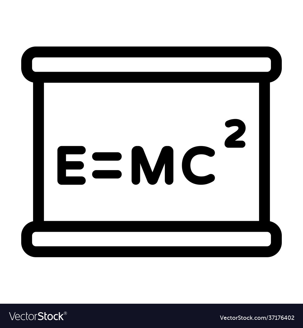 Physics formula Royalty Free Vector Image - VectorStock