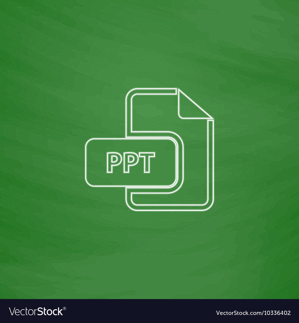 Ppt computer symbol Royalty Free Vector Image - VectorStock