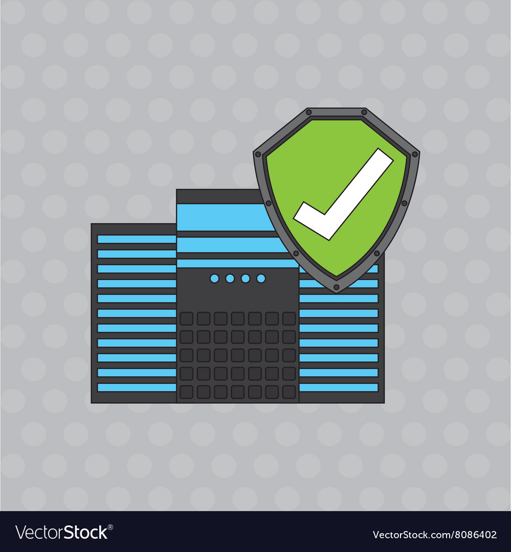 Security system design Royalty Free Vector Image