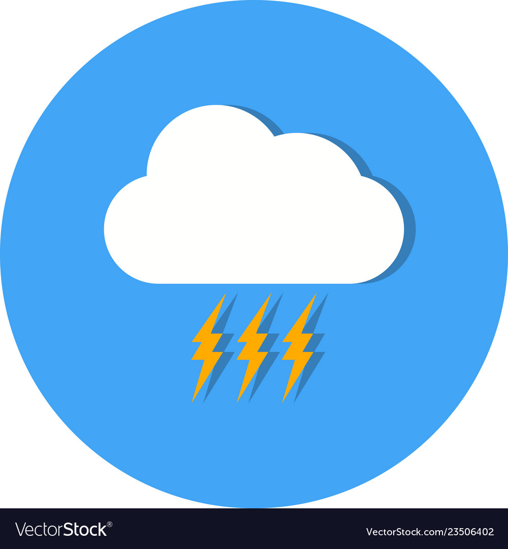 Storm icon Royalty Free Vector Image - VectorStock