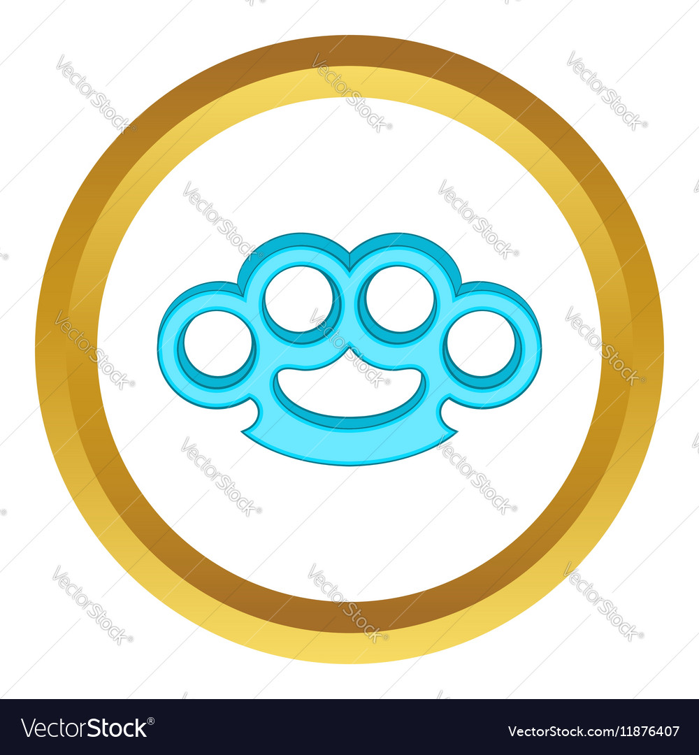 Brass knuckles icon Royalty Free Vector Image - VectorStock Brass knuckles icon Royalty Free Vector Image - VectorStock