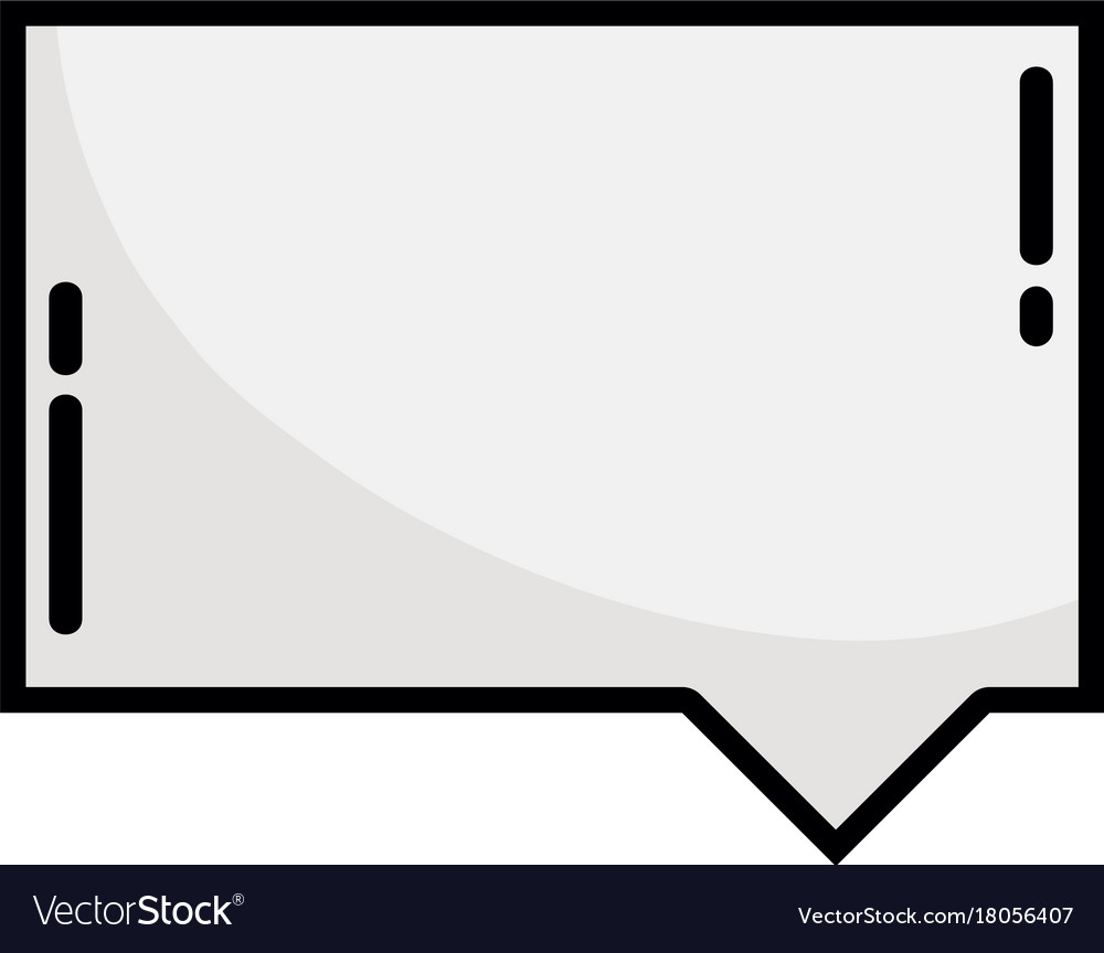 Line chat bubble notes text message Royalty Free Vector