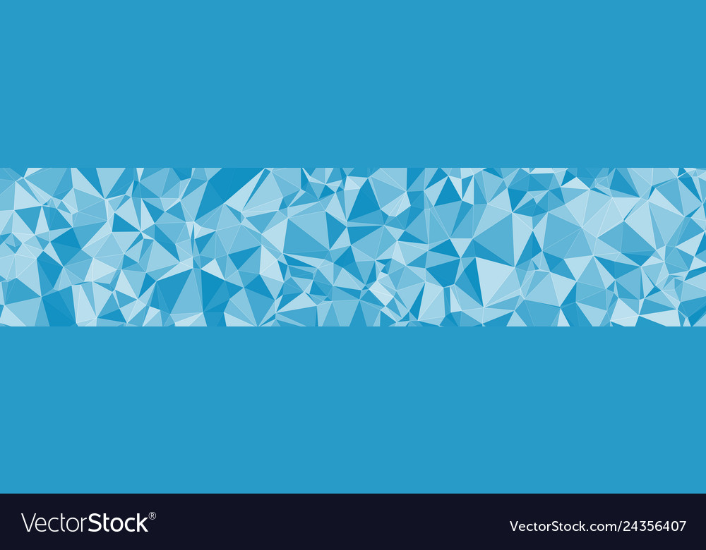 Random triangle shapes triangular wide banner Vector Image