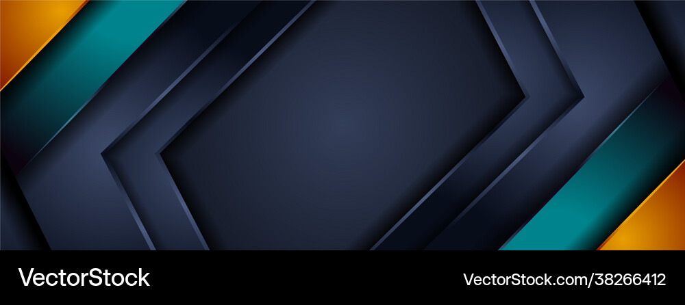 Modern futuristic dark grey background combined Vector Image