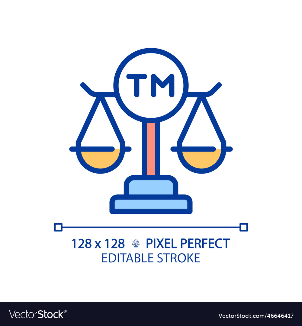 Intellectual property law pixel perfect rgb color Vector Image Intellectual property law pixel perfect rgb color Vector Image