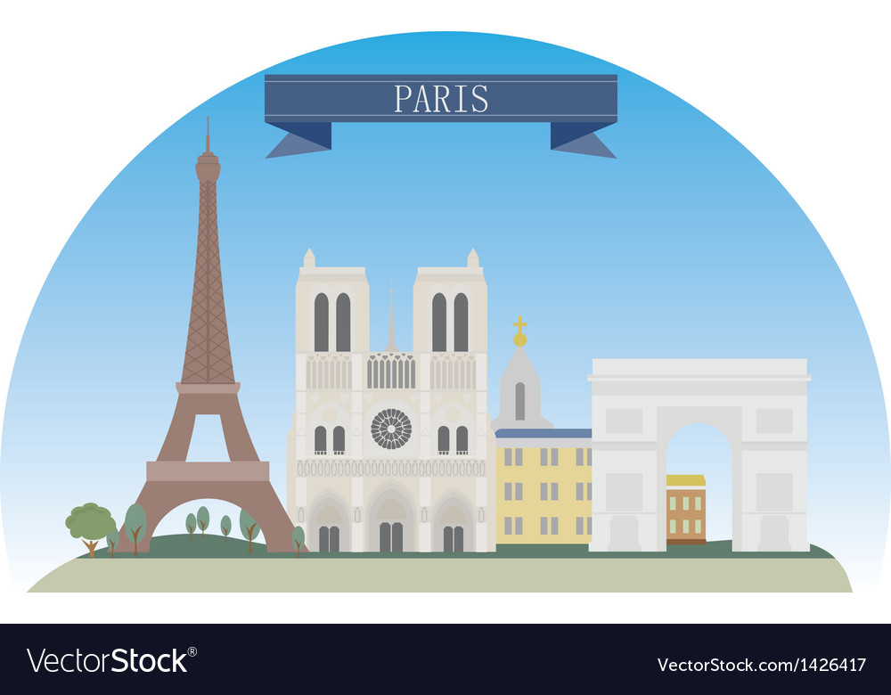 Paris Royalty Free Vector Image - VectorStock