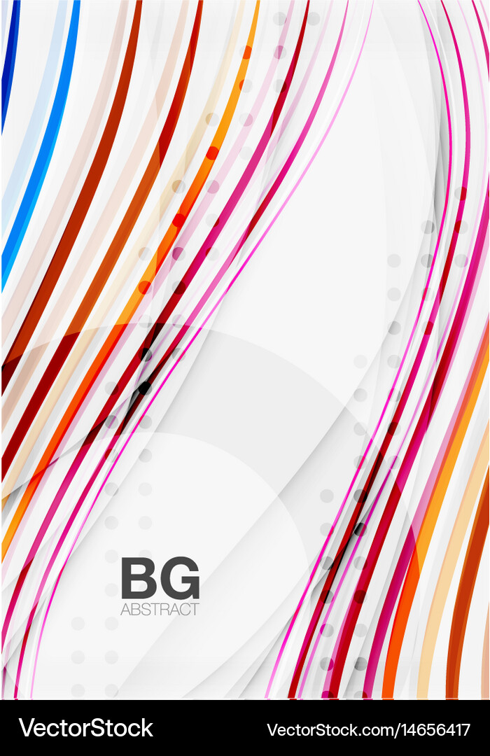 Thin lines wave abstract background Royalty Free Vector