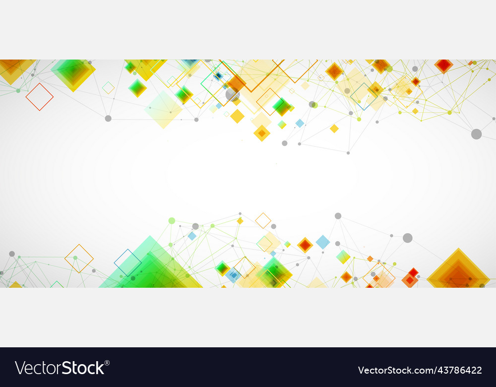 Abstract background with plexus effect Royalty Free Vector