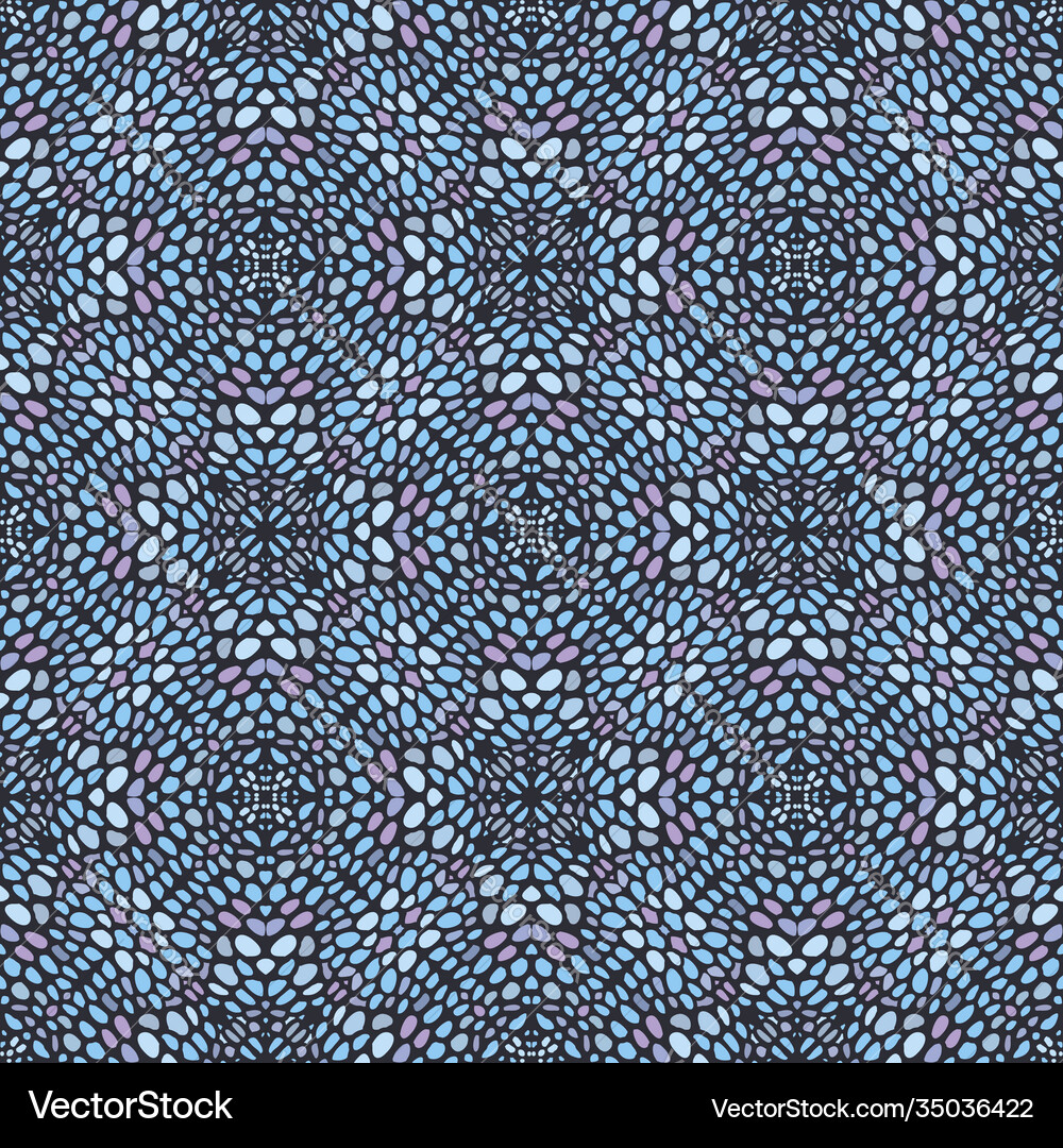 Elegant retro seamless pattern with colorful drops