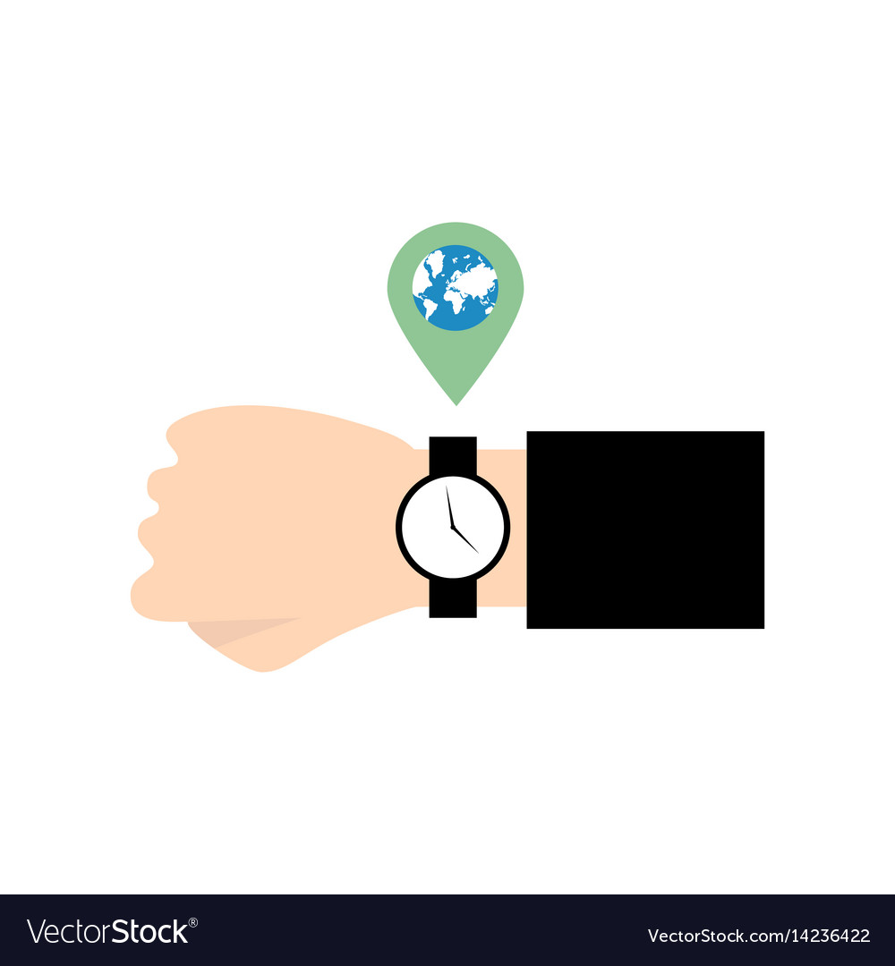 Local time Royalty Free Vector Image - VectorStock