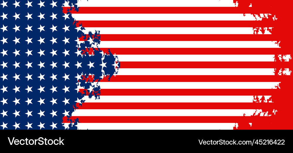 Usa flag background design 293 wallpaper Vector Image