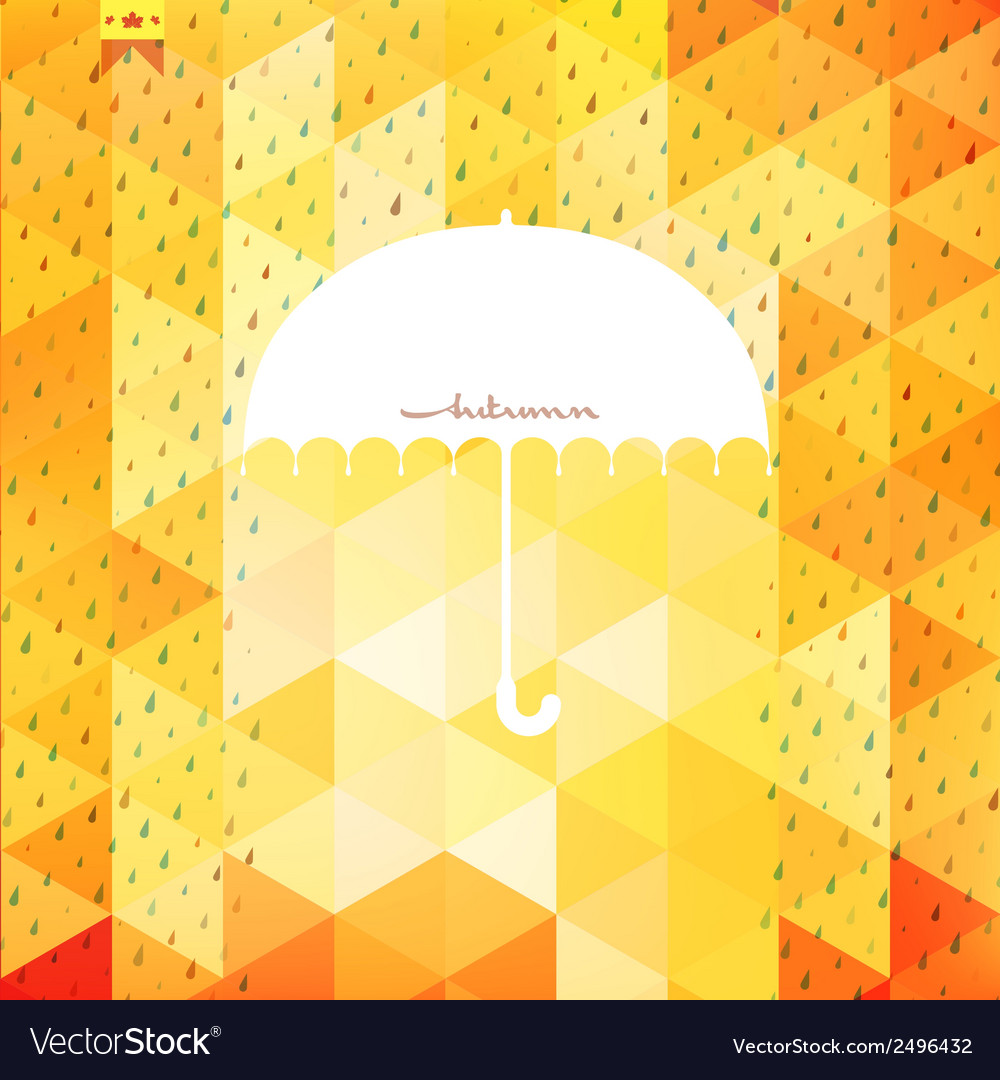 Abstract background with rain pattern eps 10 Vector Image