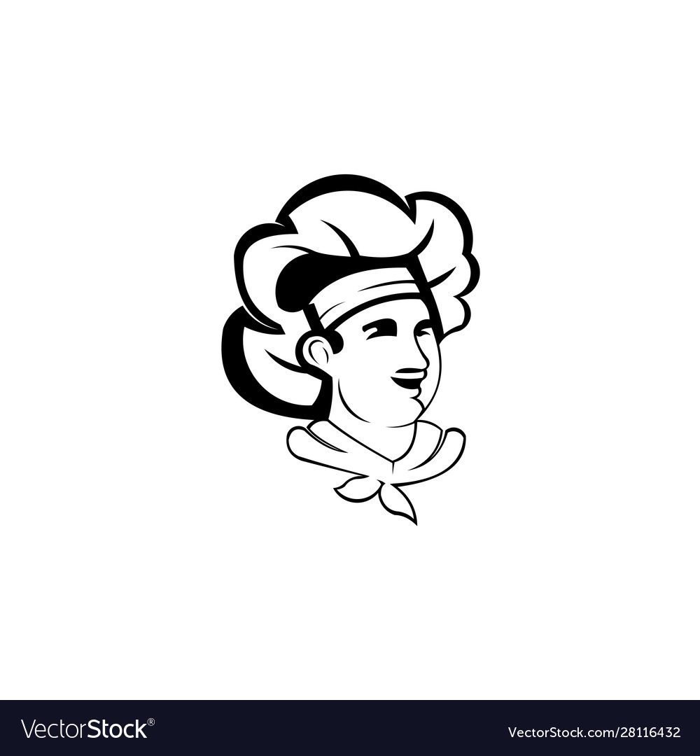 Chef logo design Royalty Free Vector Image - VectorStock