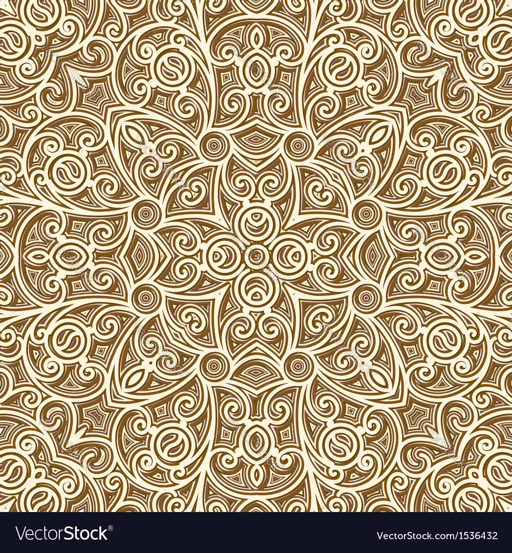 Gold pattern Royalty Free Vector Image - VectorStock