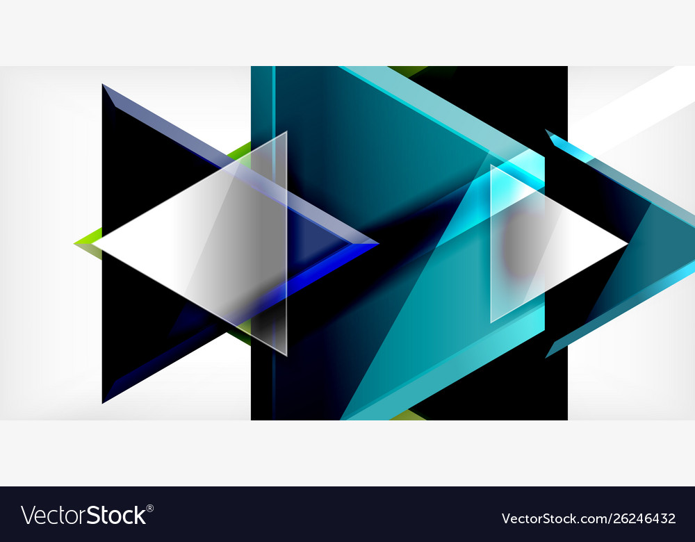 Triangle abstract background Royalty Free Vector Image