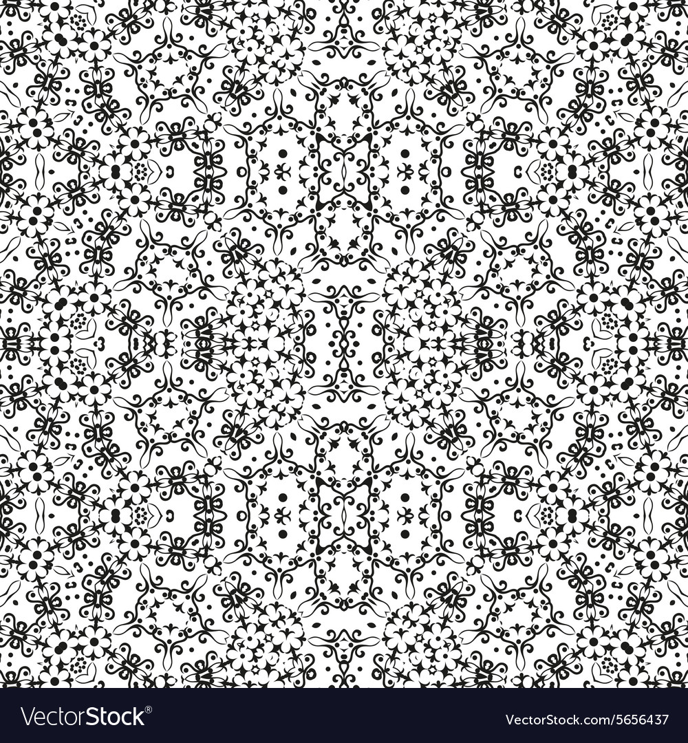 Abstract seamless floral pattern Royalty Free Vector Image
