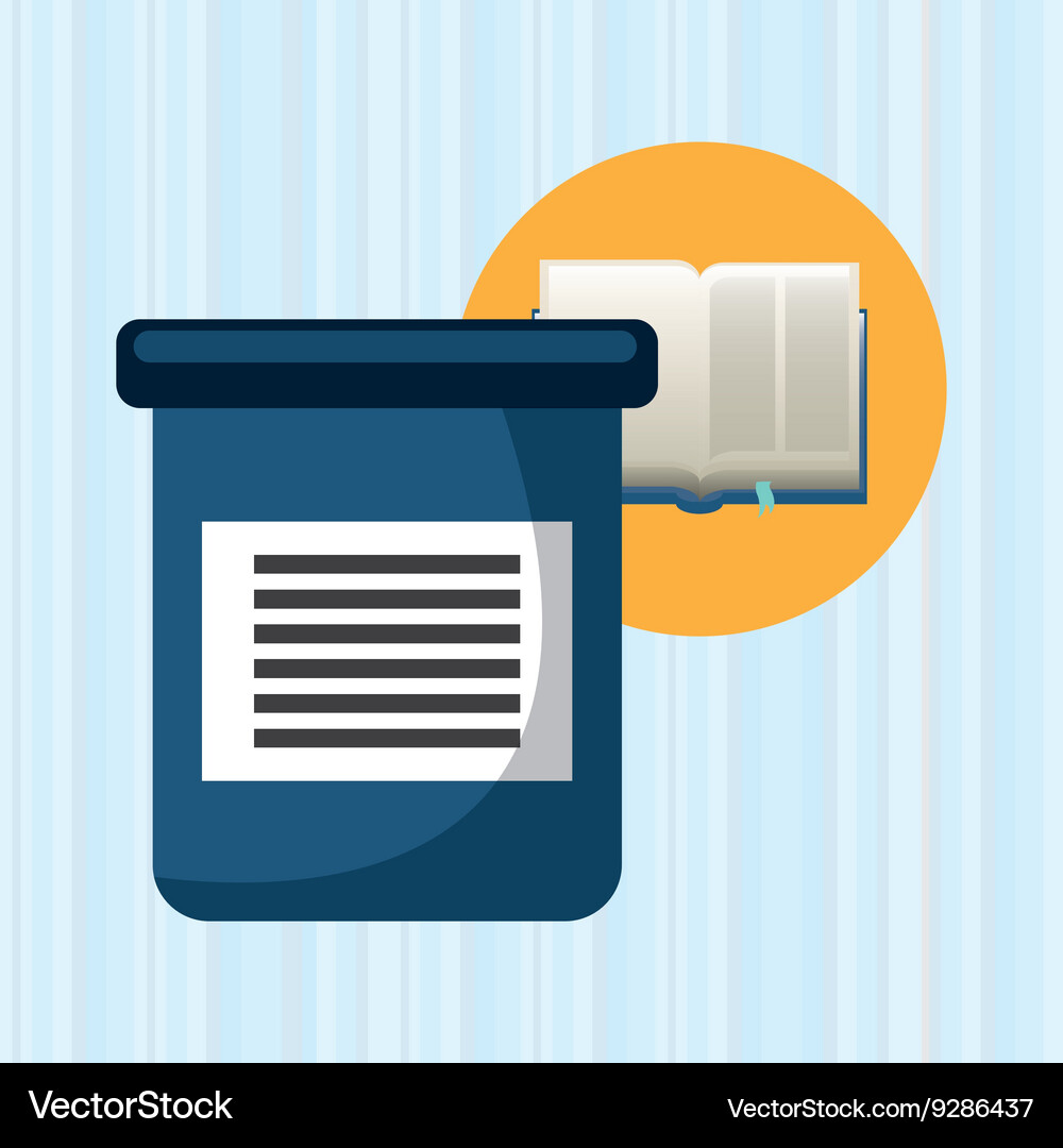 Medical book design Royalty Free Vector Image - VectorStock